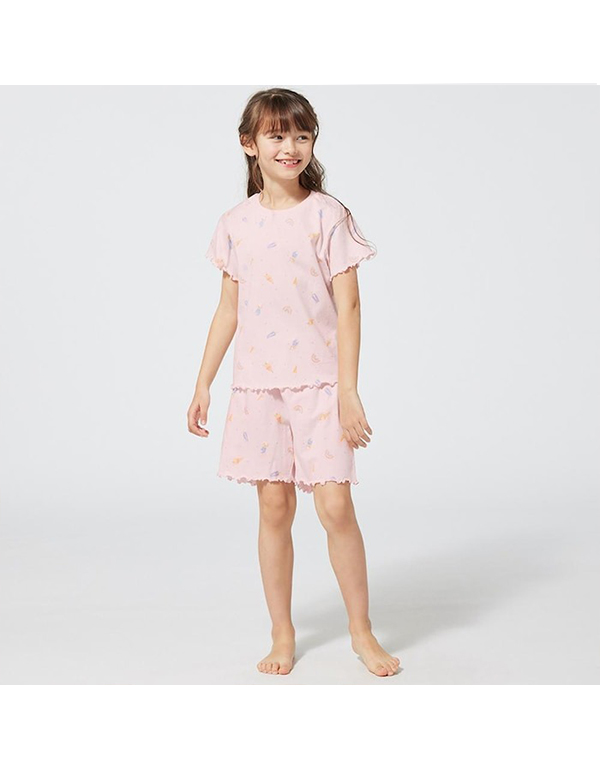 GU KIDS GIRLS LOUNGE SET PINK (1687252113) > 투엘 TWOEL :)